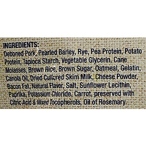 Blue Buffalo Sizzlers Natural Bacon-Style Soft-Moist Dog Treats, Original Pork 15-oz Bag