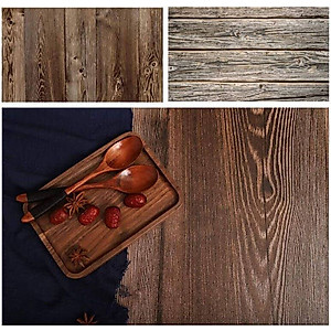 Food Photography Background Set 3pcs 34x21inches/54x84cm Flat Lay Photoshoot Backdrop Double Sided for Photo Studio Product Jewelry Tabletop Blogger Pictures Props, 6 Patterns