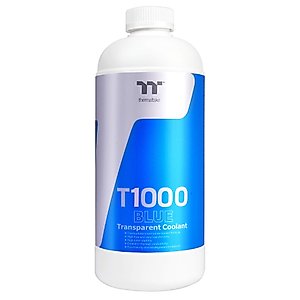 Thermaltake T1000 1000ml New Formula Blue Transparent Water Cooling Solution Anti-Corrosion Anti-Freeze Minimize Precipitation CL-W245-OS00BU-A