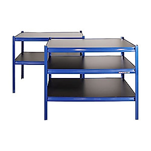 Pro-LifT Garage Storage Shelves - Heavy Duty 5-Tier Adjustable Metal Wire Shelving Units with 4000 lbs Total Capacity for Garage Basement Racking Organization - 72" H X 48" W X 18" D