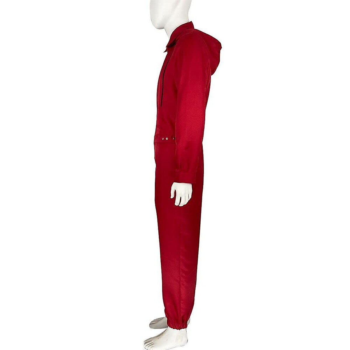 MYUPDALIN Unisex Red Jumpsuits Cosplay Outfit Guard Suit Halloween Coverall Costumes (X-Large, Red)