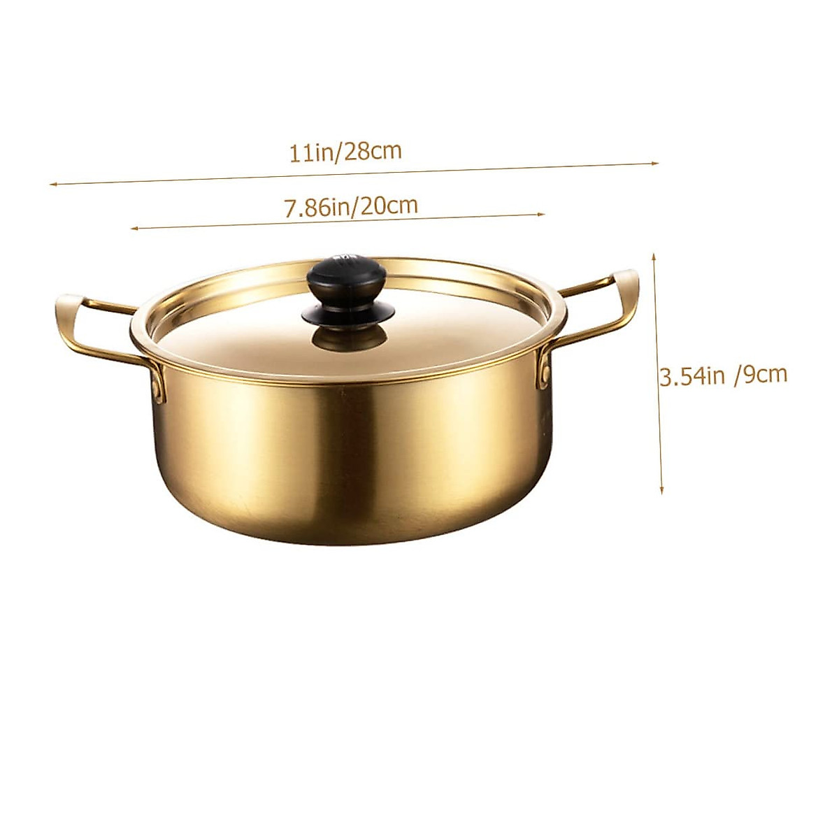 SHOWERORO Kitchen Cooking Pots Stainless Steel Cooking Pot Kitchen Stainless Steel Cookware