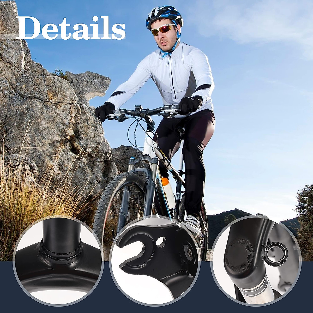 Relibupdater 12 Inch Front Suspension Fork,Compatible with 10'' 12'' Wheel,Scooter Fork Suit with E Bikes,Electric Scooters, Electric Bicycles, Motorcycles and Mountain Bikes