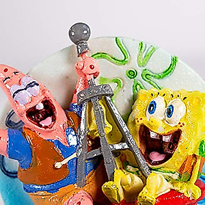 Penn Plax SpongeBob and Patrick on a Buoy Aquarium Ornament