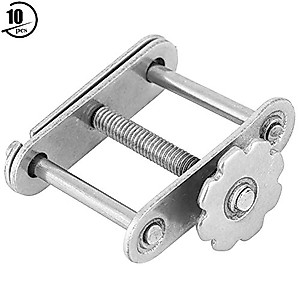 Omabeta Water Stop Fixed Clip, 10PCS Easy to Clean Good Stability Hose Clamp High Hardness for Hospital for Laboratory