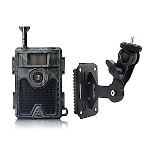 WingHome Cellular Trail Camera, Wildlife Trail Hunting Scouting Camera,Farm Monitoring IP66 Waterproof 24MP FHD 4G-LTE No Glow 1080P 0.4S Trigger with APP and SIM Card+ Trail Camera Mounting Bracket