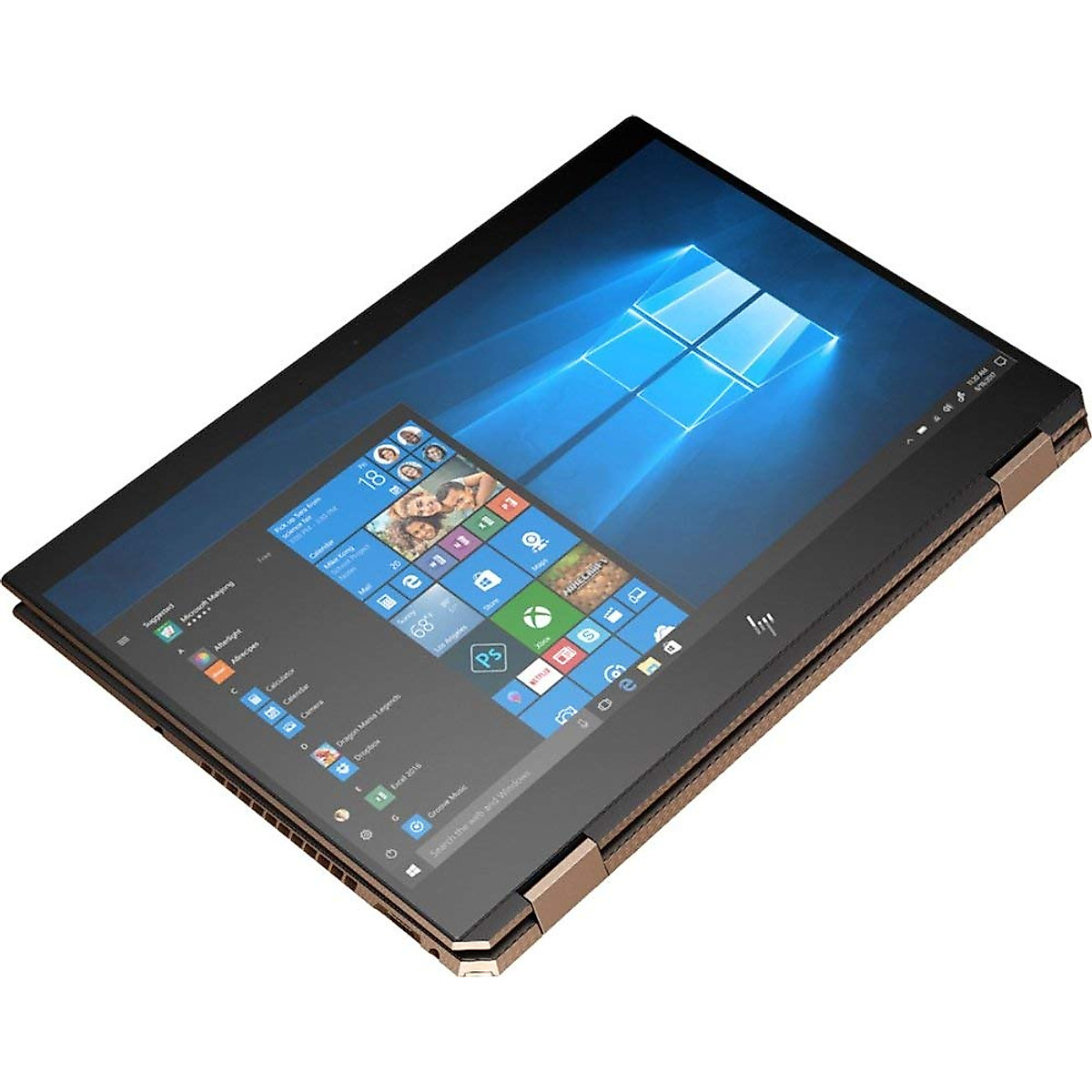 2019 HP Spectre x360 15t Touch 4K IPS AMOLED GTX 1650 with 6 core(9th Gen Intel i7 9750H, 1TB SSD, 16GB, 2-in-1, 3 Years McAfee Internet Security, Windows 10 PRO Upgrade, HP Warranty) Dark Ash