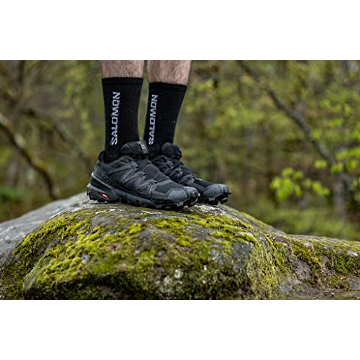 Salomon Speedcross 5 Gore-tex Trail Running Shoes for Men, Black/Black/Phantom, 10.5