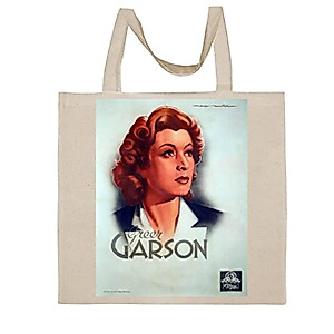 FC Carino Greer Garson - A Nice Graphic Cotton Canvas Tote Bag FCA #FCAG304885