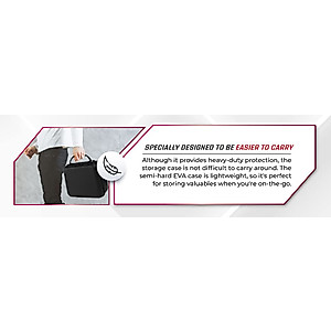 Protective Hard Case With Customizable Foam. 11 Inch Lightweight Hard Shell Case for Electronics, Cameras, Tablets, Phone & More – 11 x 9 x 5.5 Inches