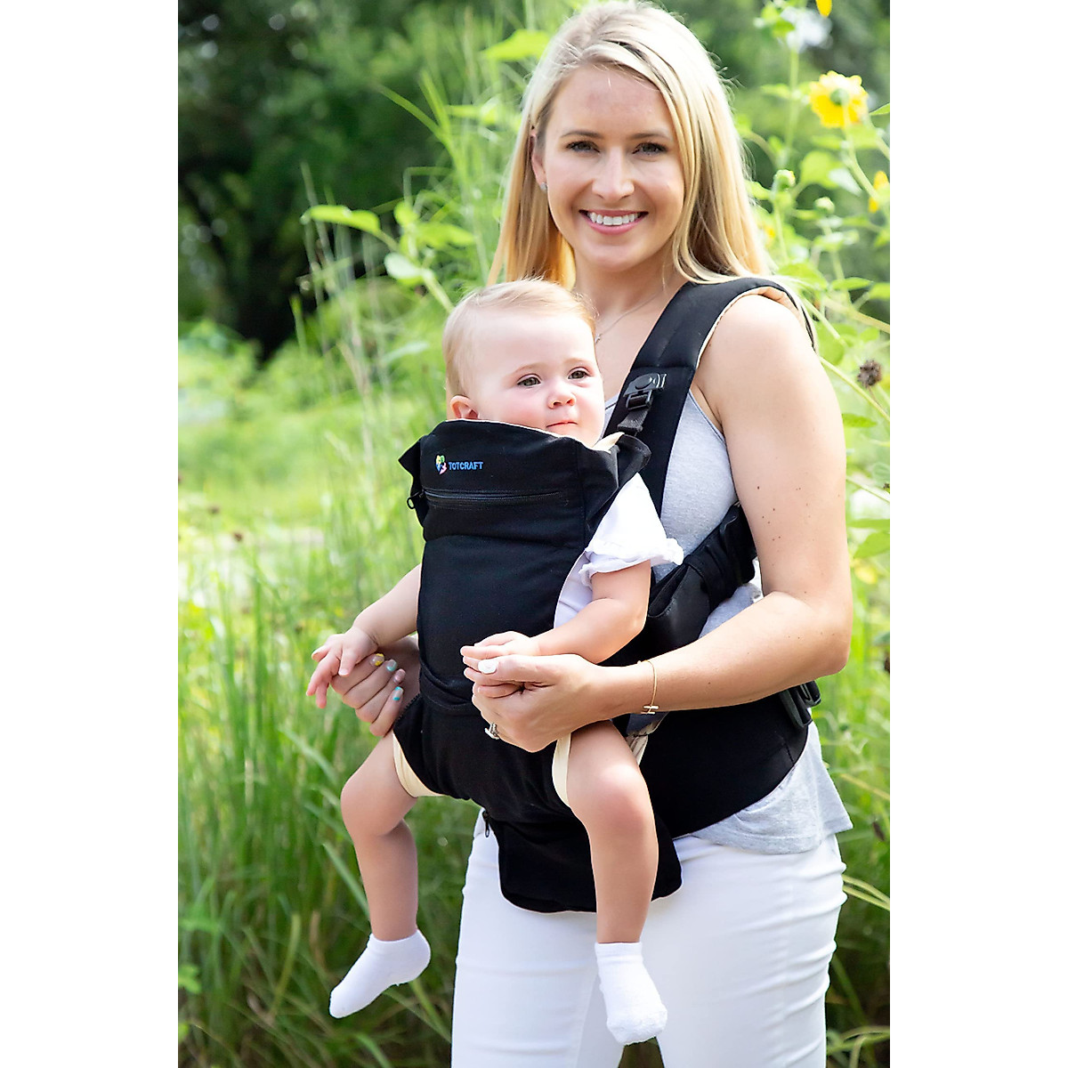 Organic Baby Carrier Newborn to Toddler–Infant&Child Carrier with Lumbar Support