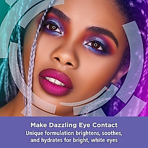 Rohto Optic Glow Redness Reliever, Whitening, Lubricant Eye Drops, 0.4 fl oz Bottle