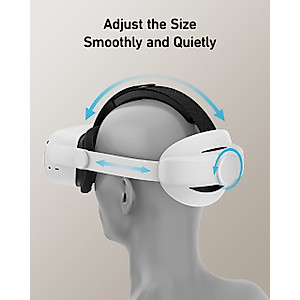 Anker Head Starp Compatible with Oculus Quest 2, Easily Switch Between Virtual and Reality, Adjustable Size for Using