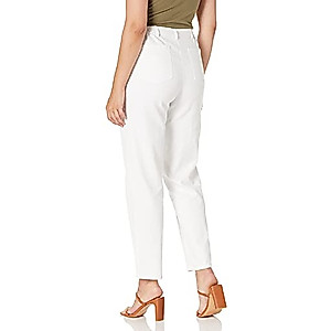 Ruby Rd. Women's Classic Flat Front Denim Jean, White, 14