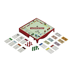 Hasbro Family Grab and Go Variety Pack Bundle: Clue, Monopoly, Connect 4 and Hungry Hungry Hippos Travel Sized Board Games (4 Items)