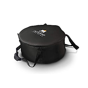 Outland Living 762 UV and Weather Resistant Cypress Fire Pit Carry Bag, Fits 21-Inch Diameter Outdoor Propane Gas, Black