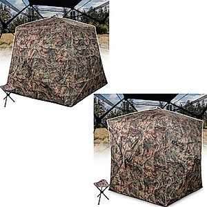 Wide Bottom Hunting Blinds with Hunting Blind 2-3 Person