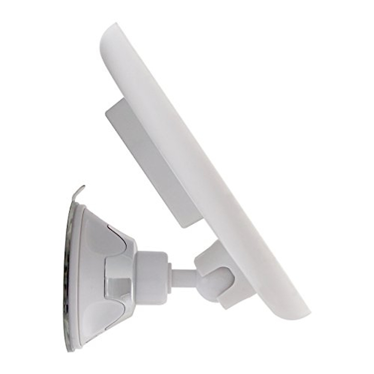 Zadro LED Lighted 10X Magnification Z'Swivel Power Suction Cup Vanity Wall Mount Beauty Makeup Mirror, White