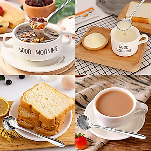 Milk Frothing Pitcher, Espresso Steaming Pitcher 12oz, Espresso Machine Accessories, Stainless Steel Milk Coffee Cappuccino Barista Steam Pitchers Milk Jug Cup with Spoons