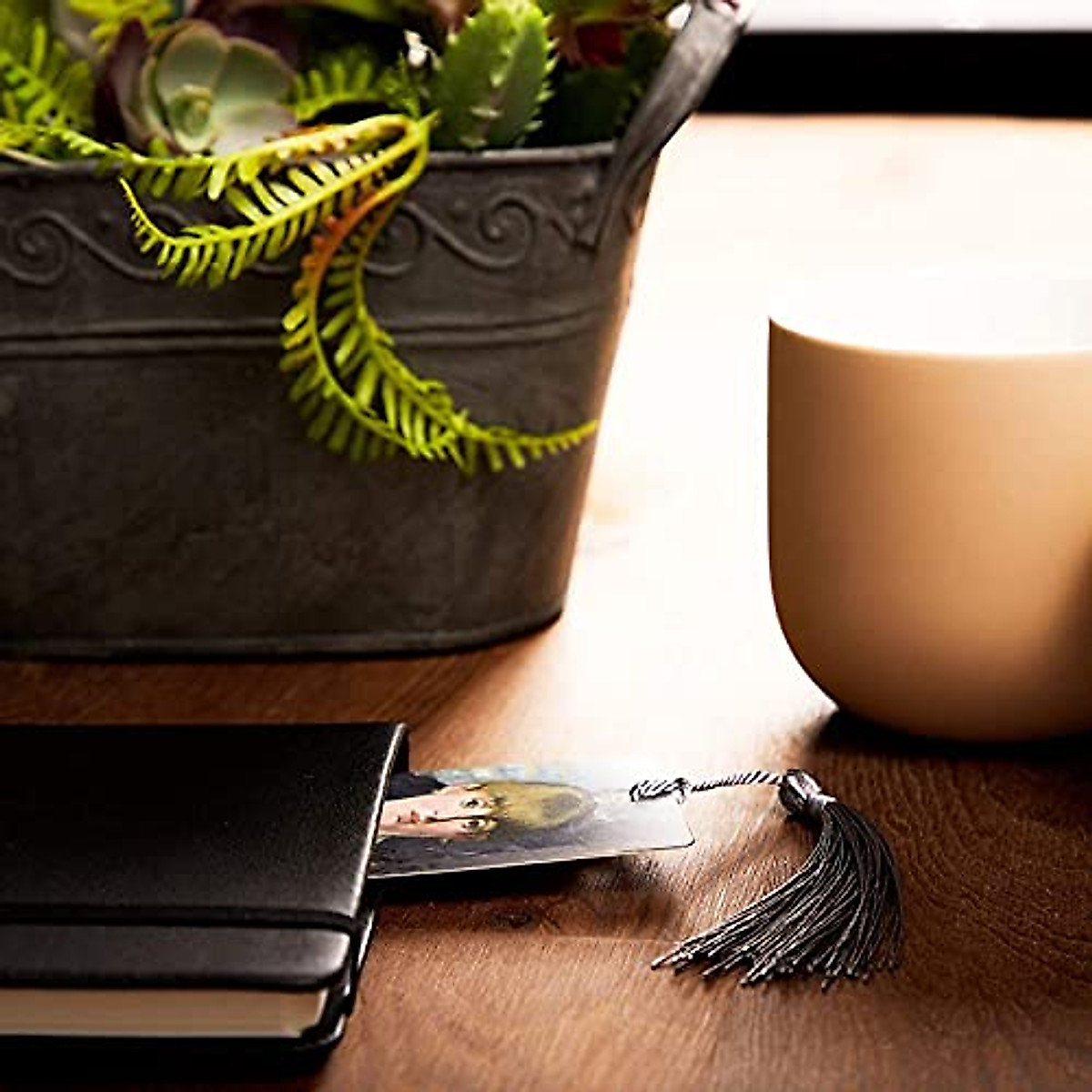 Tassel Bookmarks, Impressionist Art (7 x 2 in, 24 Pack)