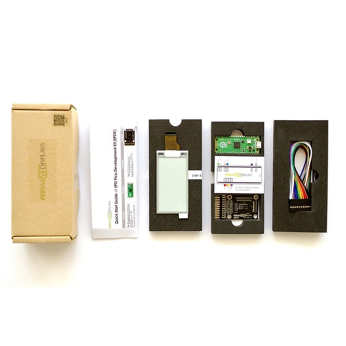 Pervasive Displays EPD Pico Kit (EPDK) with 2.66" EPD Color:B/W (Eink epaper Display)