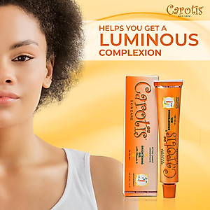 CAROTÏS Brightening Gel | 30g / 1 fl oz | Fade Dark Spots on: Face Armpit, Body Knees, Feet, Hands, & Even Out Skin Tone | with Carrot Oil and Alpha Arbutin, For
