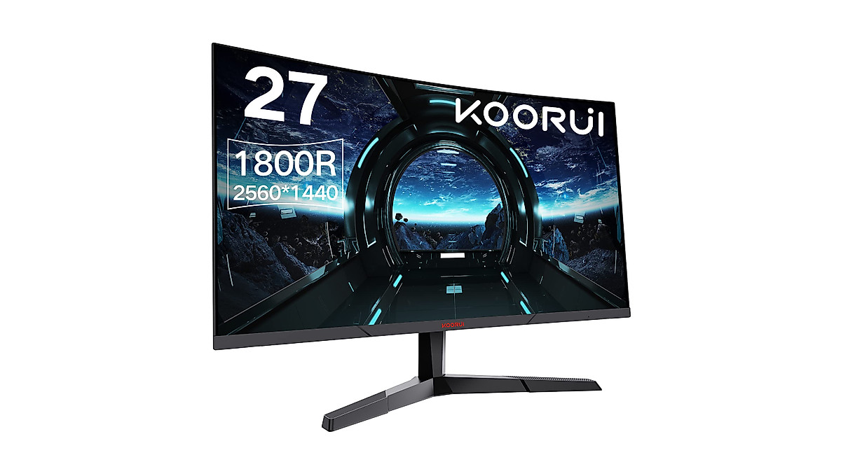 KOORUI QHD Curved 27" Monitor - 144Hz Gaming Excellence