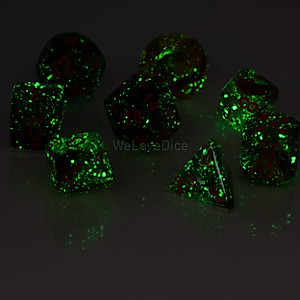 Chessex Lab Dice 4 Nebula CopperMatrix/ Orange Boxed Set