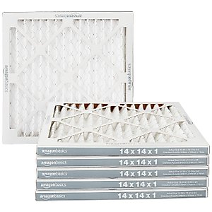 Amazon Basics Merv 11 AC Furnace Air Filter - 14'' x 14'' x 1'', 6-Pack