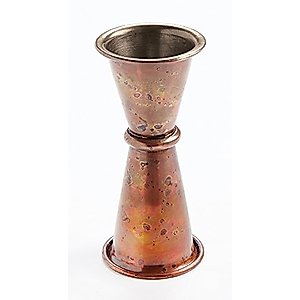 American Metalcraft ACJA Antique Copper Jigger, 0.75 oz. x 1.25 oz.