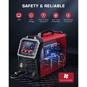ARCCAPTAIN MIG200 Welder & Welding Helmet