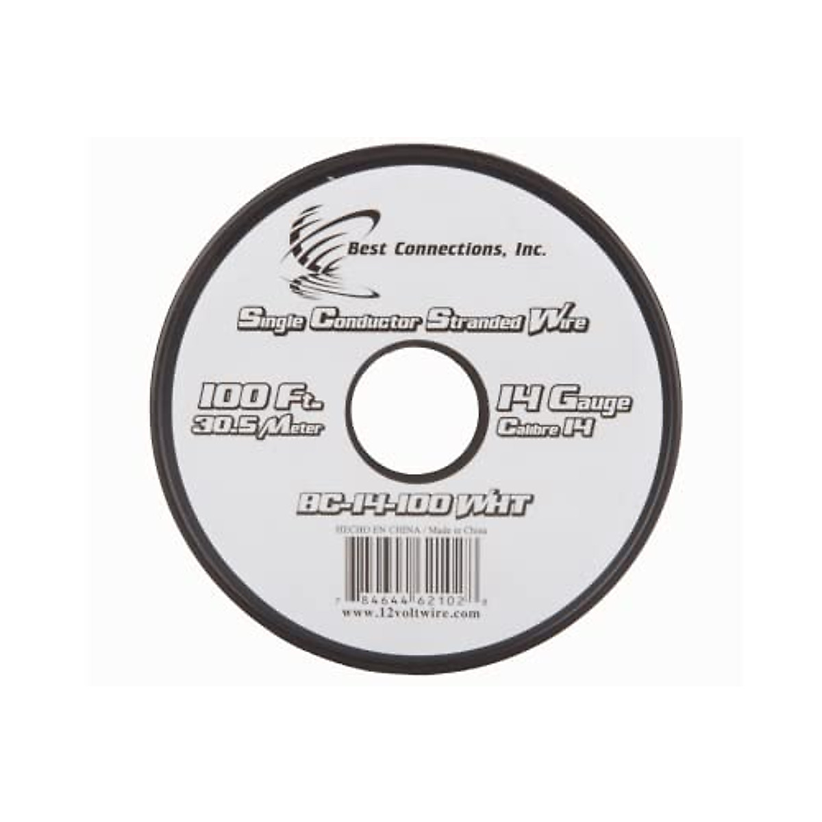 Audiopipe 14 GA Gauge 100' White Car Audio Home Primary Wire