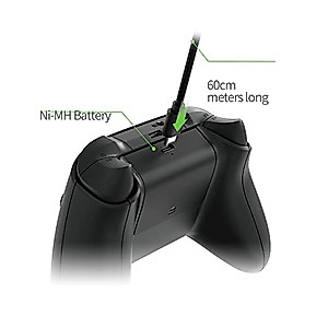 1 Pack Rechargeable Battery Pack for X-Series S/X Controller, Battery Pack with USB Charging Cable and LED Indicator