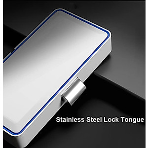 Lancoon Keyless Cabinet Lock Set, Smart Electronic Hard Hidden No Drill RFID Card High Security Anti-theft for Wooden Bookcase Wardrobes Bed Lockers Office File Drawers Home Company Sauna