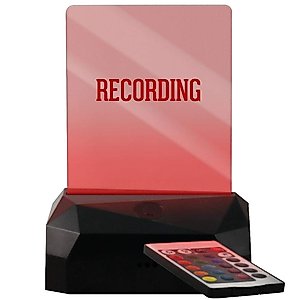 RECORDING - LED USB Rechargeable Edge Lit Sign