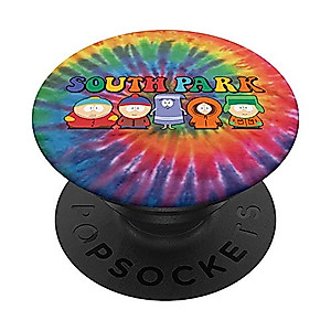 South Park Gang with Rainbow text PopSockets PopGrip: Swappable Grip for Phones & Tablets