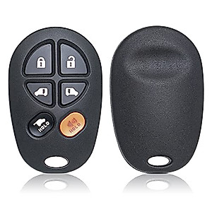 Key Fob Remote Replacement Fits for Toyota Sienna 2004 2005 2006 2007 2008 2009 2010 2011 2012 2013 2014 2015 2016 2017 GQ43VT20T Keyless Entry Remote Control 89742-AE050(Pack of 1)