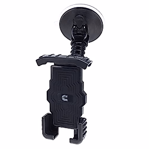 Cummins Windshield Phone Mount CMNWSPH - Suction Cup Phone Holder for Car or Truck Window or Dash Universal Fit - Black