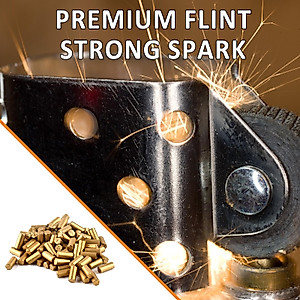 (2.2mm) 35g/Pack(Approx 300pcs) Gold Universal Lighter Flint Stone Replace for Petrol Gas Fluid Lighter