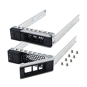 Hard Drive Caddy 3.5" SSD Mount X7K8W Hard Drive Bracket Metal HDD Caddy Compatible for Dell PowerEdge Servers 14th Gen R240 R340 R440 R540 R640 R740 R740xd2 R6415 R7425, 2 Pack