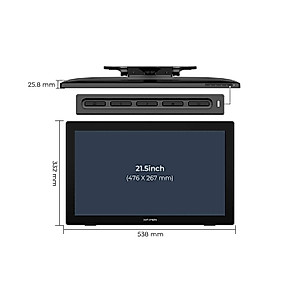 XPPen Artist 22 2nd Drawing Tablet with Screen Graphics Tablet 122% sRGB with 8192 Levels Battery-Free Stylus, 21.5inch Pen Display Compatible with Windows, Mac, Linux with Adjustable Stand