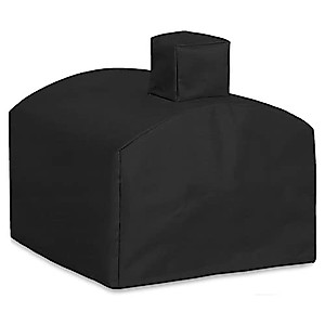 WNANAN Pizza Oven Cover for Big Horn Outdoors Gas Pizza Oven,600D Heavy Duty Waterproof Cover,Black