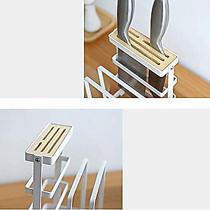ZH1 Household Multifunctional Cutting Board Rack, Kitchen Storage Knife Rack, Bottom Non-Slip Design, Can Put Knives, Pot Covers, Cutting Boards.