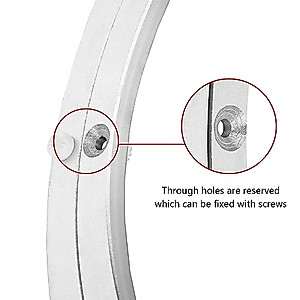 2 Pack 12 Inch Lazy Susan Turntable Hardware, Metal Rotating Turntable Bearings Swivel Plate, Heavy Duty Lazy Susan Bearing Hardware for Dining Table, Workbench