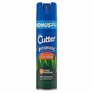 Cutter Backwoods Insect Repellent, Repels Mosquitos for Up To 10 Hours, 25% DEET, 7.5 Ounce (Aerosol Spray)