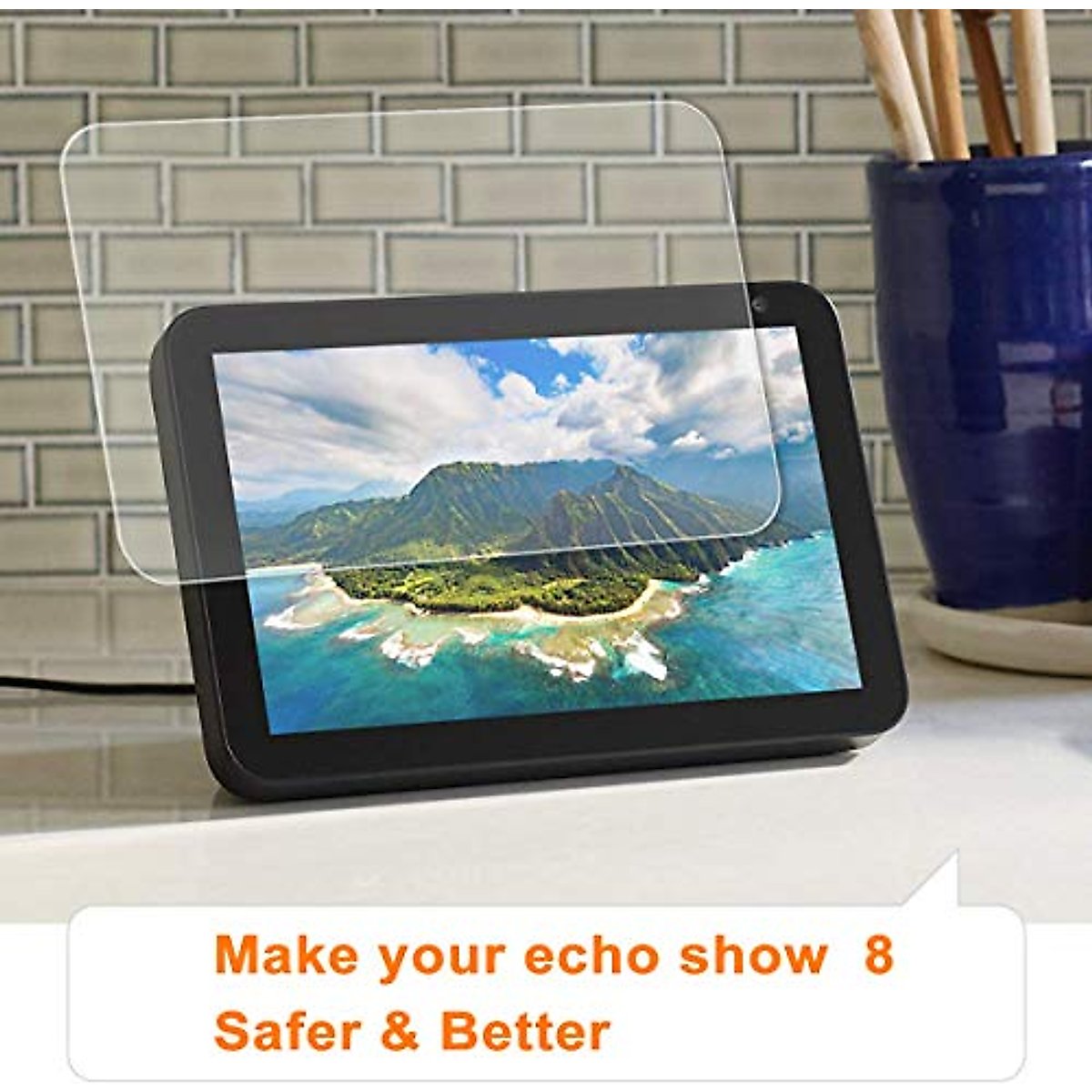 AutoSonic Echo show Smart Display Screen Protector (For Show 8)