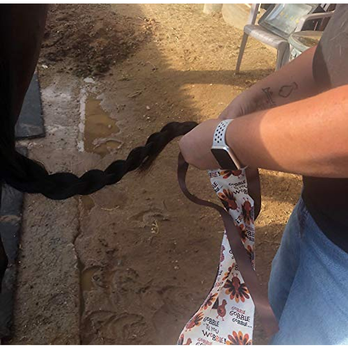 Lyon & Smith Equine Tail Bag Small: Pony/Mini/Donkey (Llama)