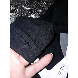 Kimocat Baby Boy Romper Tuxedo Jumpsuit Gentleman One-Piece Button-Down Bowtie Wedding Suit Bodysuit