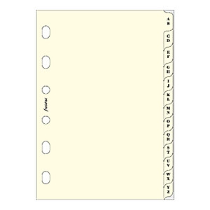 Filofax Pocket A-Z Index Cream (B211664)