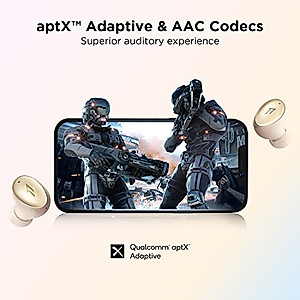 1MORE ColorBuds2 Active Noise Cancelling Wireless Earbuds, Bluetooth 5.2 Headphones, Sound ID, Dual Mode Noise Cancelling, CVC 8.0 for Clear Calls, Fast & Wireless Charging, IPX5, Gold